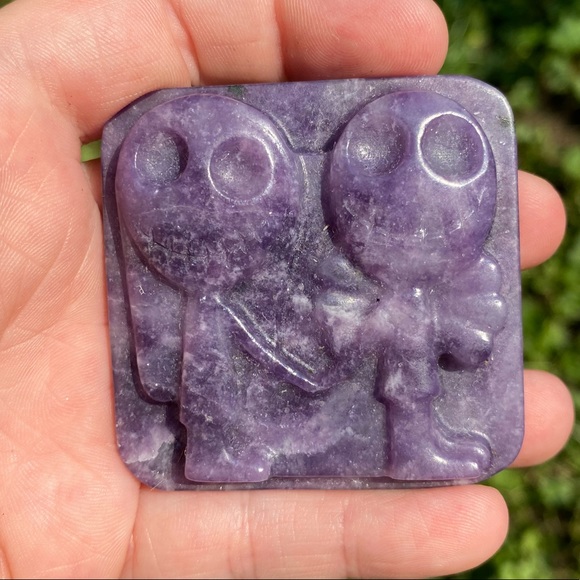Accents | Jack Sally Carving From Lepidolite Crystal | Poshmark